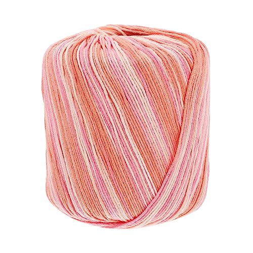 SEWACC 1 Roll Knitting Crochet Cotton Thread Cotton String Cord Craft Braid Thread Macrame Cotton Rope Wool Yarn Yarn Multi Colored Yarn Fresh Cotton Yarn Multicolored Yarn DIY Yarn
