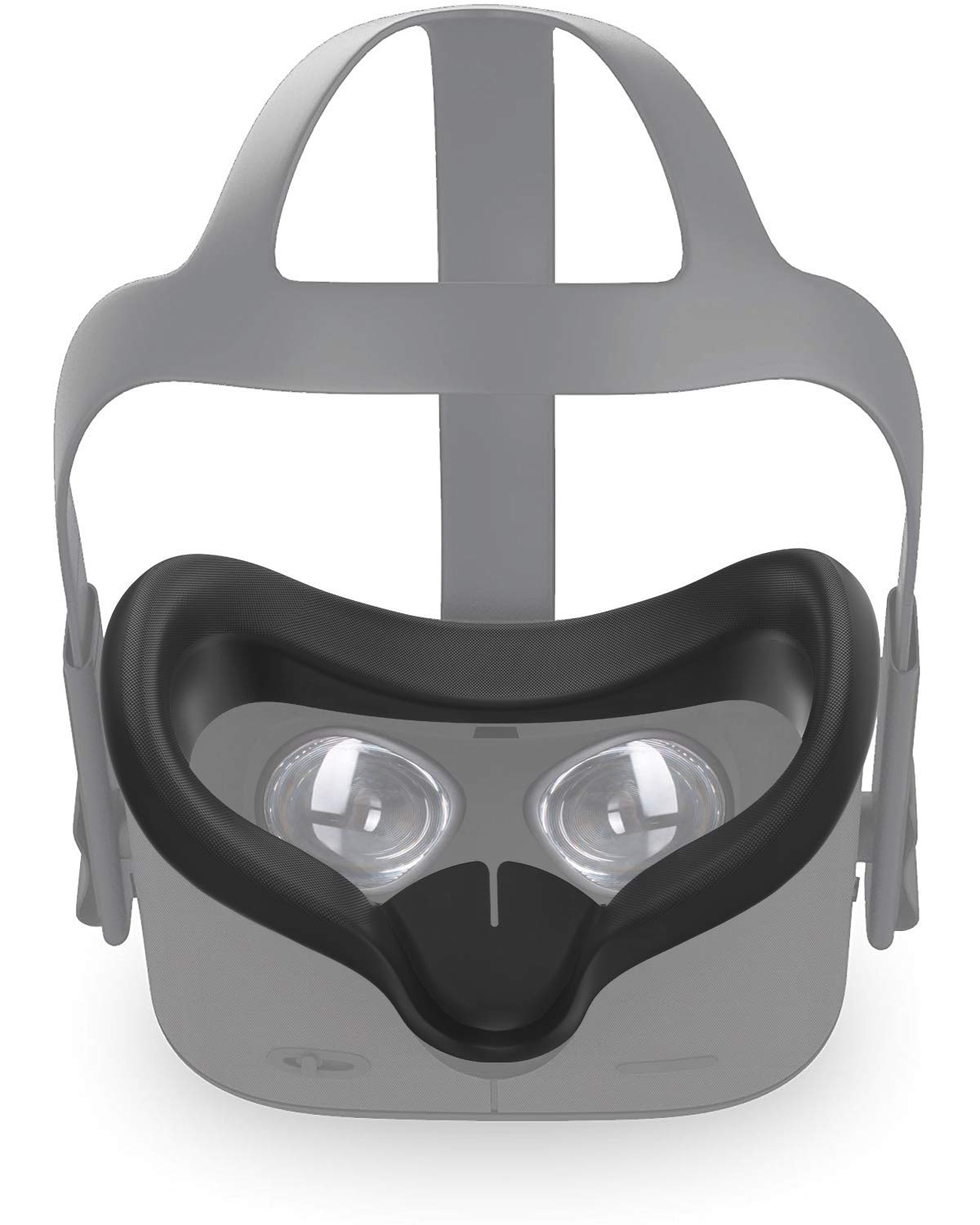 KIWI design Ultra Thin 0.7 mm VR Silicone Face Cover Pad for Quest, Sweat-Proof and Washable Replacement Accessories (Not Fit Quest 2)