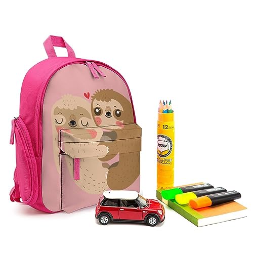 Sloth Love Hug Backpack Lightweight Travel Work Bag Casual Daypack Business Laptop Backpack for Women Men