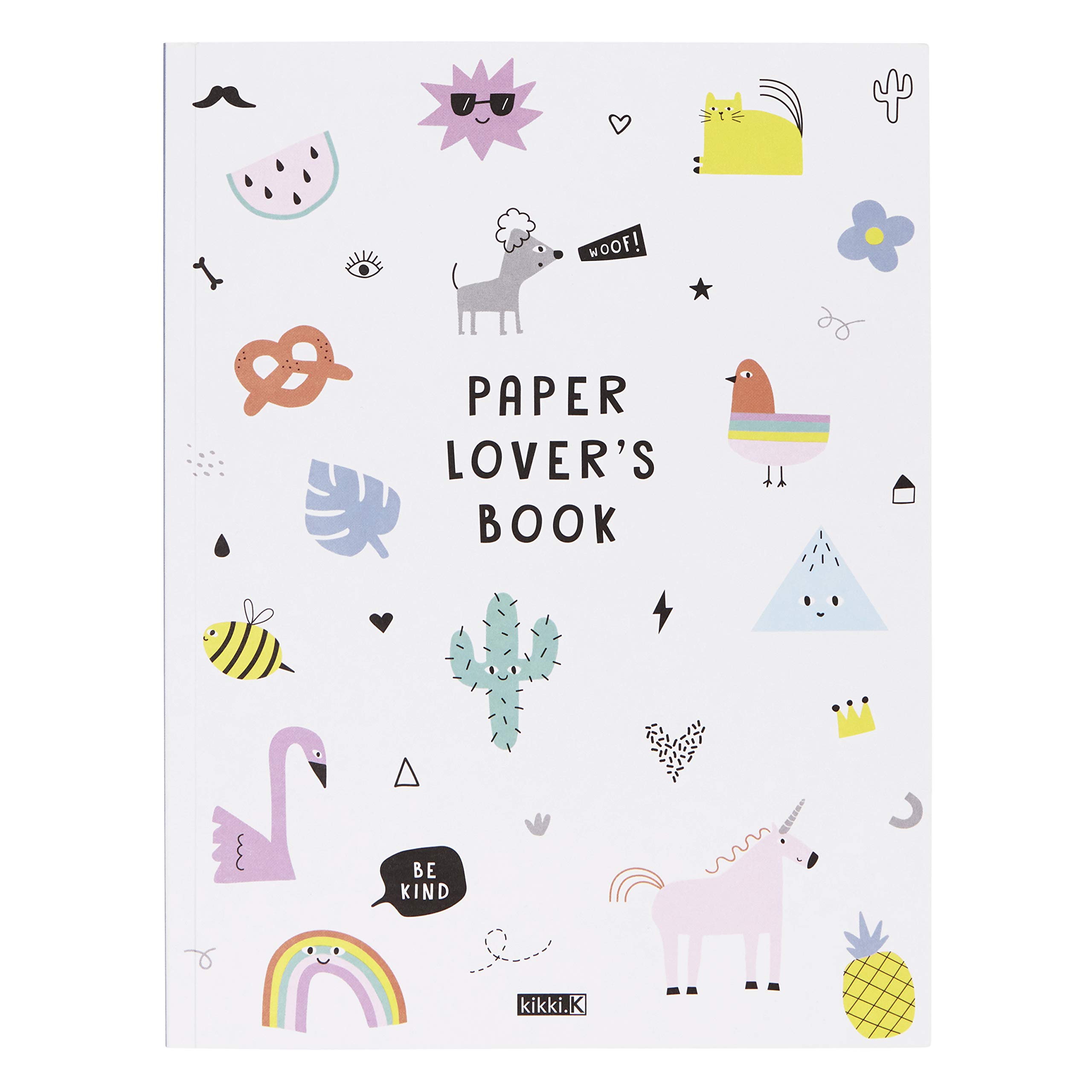 kikki.K Woodland Wanders Designer Collection - Paper Lover's Book, Includes Hundreds of Paper Projects Including Stickers, Greeting Cards, Paper Buntings, 3D Objects and More