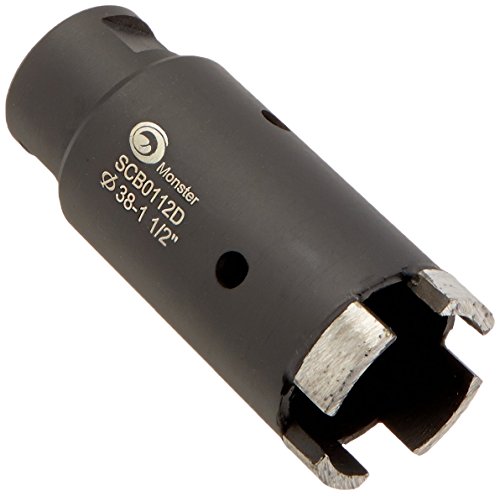 Toolocity SCB0112D 1-1/2-Inch Monster Dry/Wet Diamond Granite/Concrete Core Drill Bits/Hole Saws