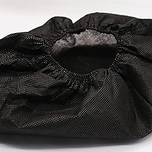 SMAIGE Shoe Covers Disposable - 100 Pack (50 Pairs) Disposable Shoe & Boot Covers Non-Slip Dust-proof Shoe Booties,One Size Fits Most (Black)