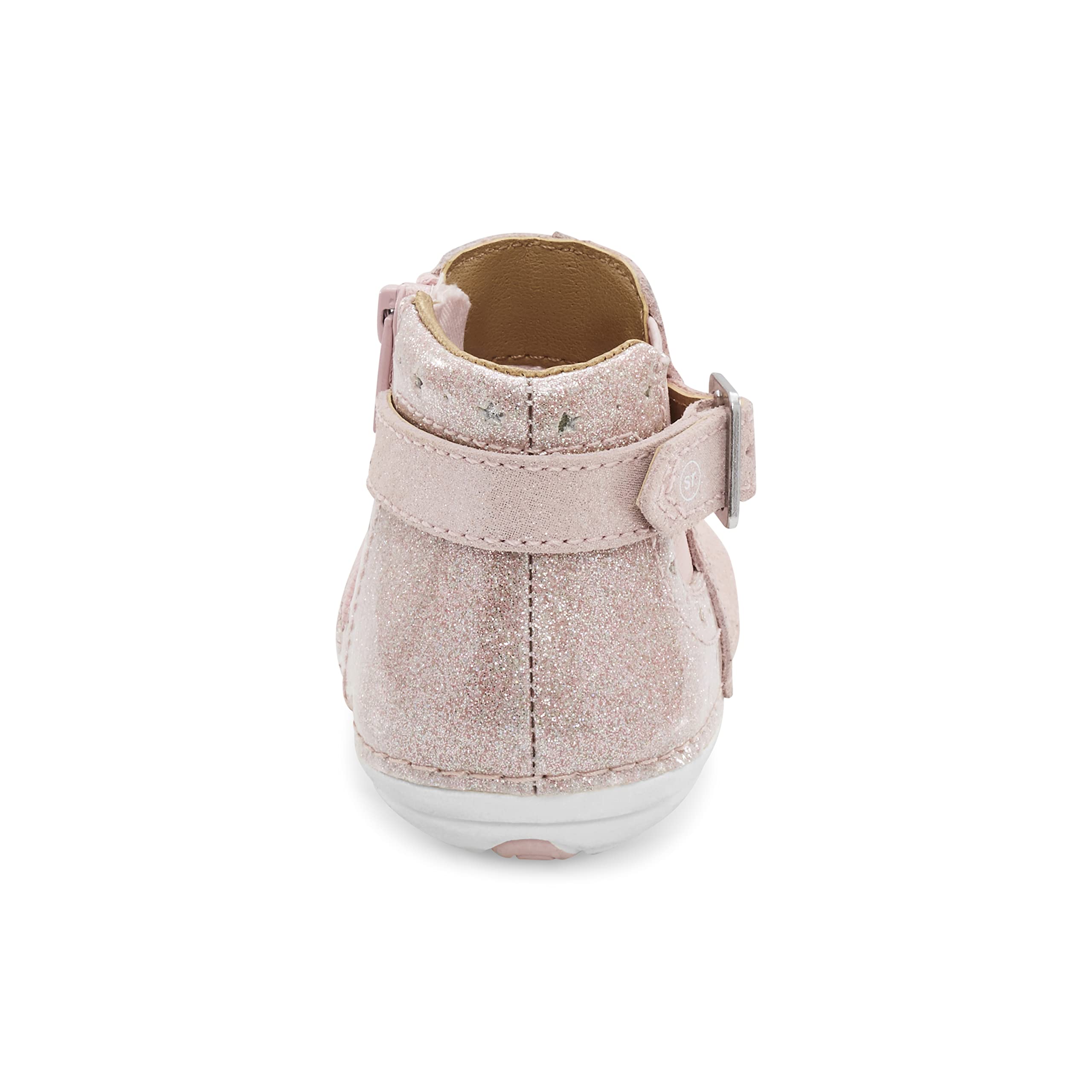 Stride Rite Baby Girls SM Agnes First Walker Shoe, Pink, 3 Infant