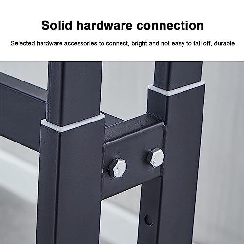 SXFYWYM Floor-Standing Metal Garment Rack, Clothes Shelves Heavy Duty Black 6 Way Rack, Adjustable Lifting Retail Clothing Rack Hanging Clothes Racks, Rack for Hanging Clothes Retail Display