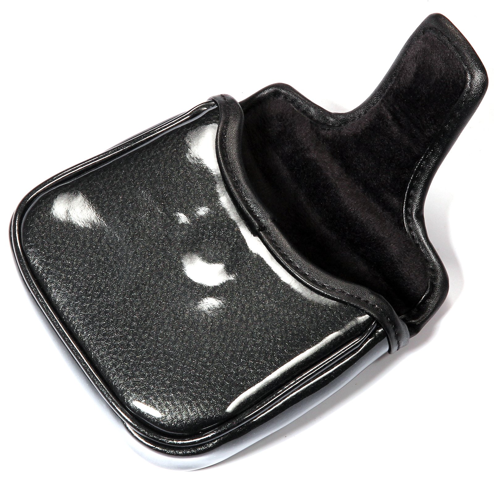 Heel Shaft Golf Square Mallet Putter Cover Headcover Dont FIT Stainless Putter Club Protector for High MOI Large Taylormade Scotty Cameron 6M DB (Black)