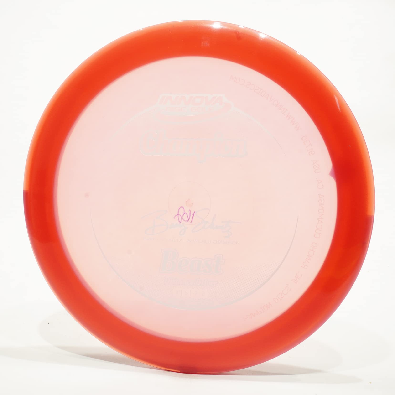 Innova Beast (Champion) Driver Golf Disc, Pick Weight/Color [Stamp & Exact Color May Vary] Red 160-166 Grams