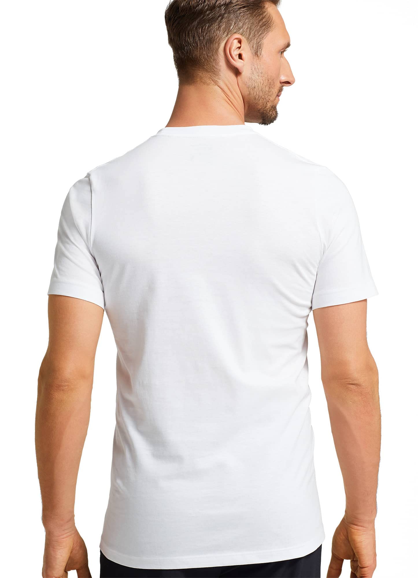 Jockey Men's Undershirt Classic Crew Neck - 3 Pack, White, M
