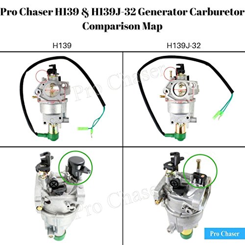 Pro Chaser Carburetor for Homelite HG6000 HG5000 HGCA4500 HGCA5000 HGCA7000 4500 5000 6250W Generator