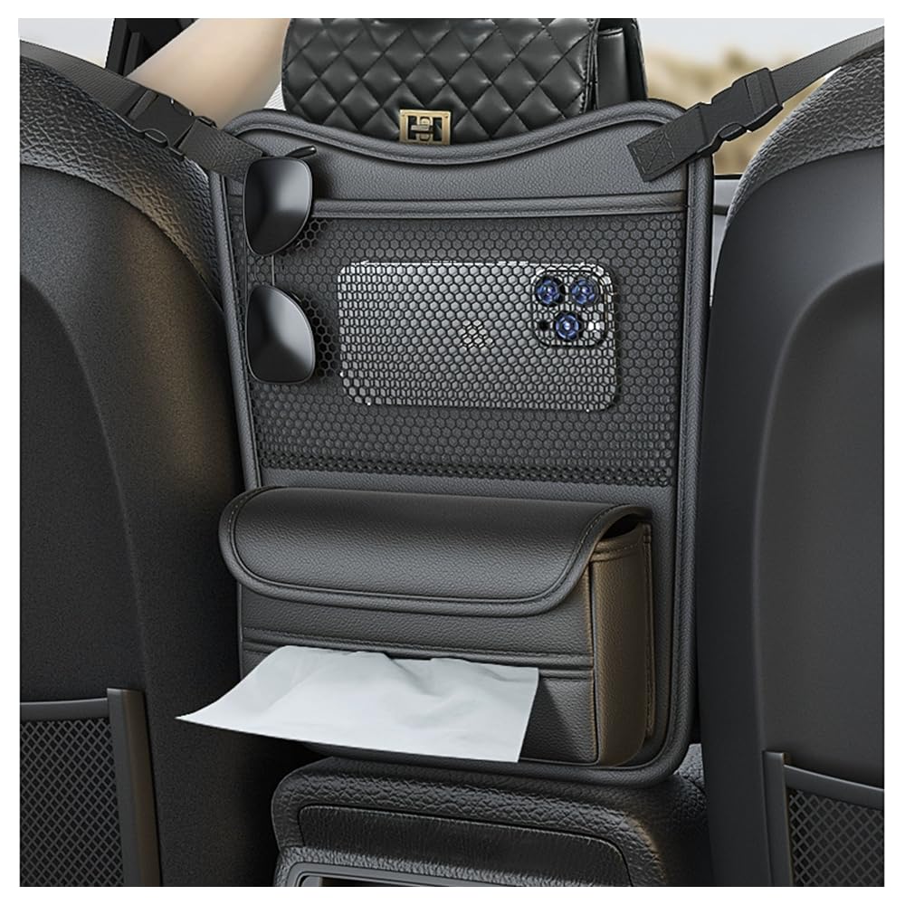 IHOTDER Purse Holder for Car - Car Handbag Holder Between Seats,Cup Holder,Purse Holder,Phone Holder for All Passengers - Multifunctional Car Seat Organizer