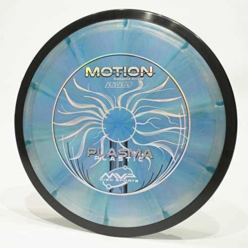 MVP Motion (Plasma) Driver Golf Disc, Pick Color/Weight [Stamp & Exact Color May Vary] Greenish Swirly 173-174 Grams