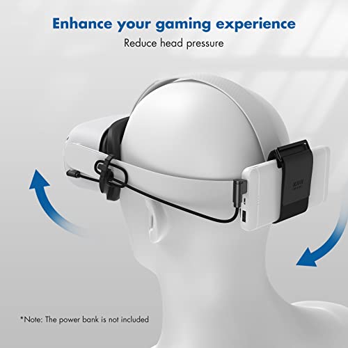 KIWI design 3 in 1 Fixing Strap Compatible with Quest 2/ Quest 3/ HTC Vive Deluxe Audio Strap Accessories