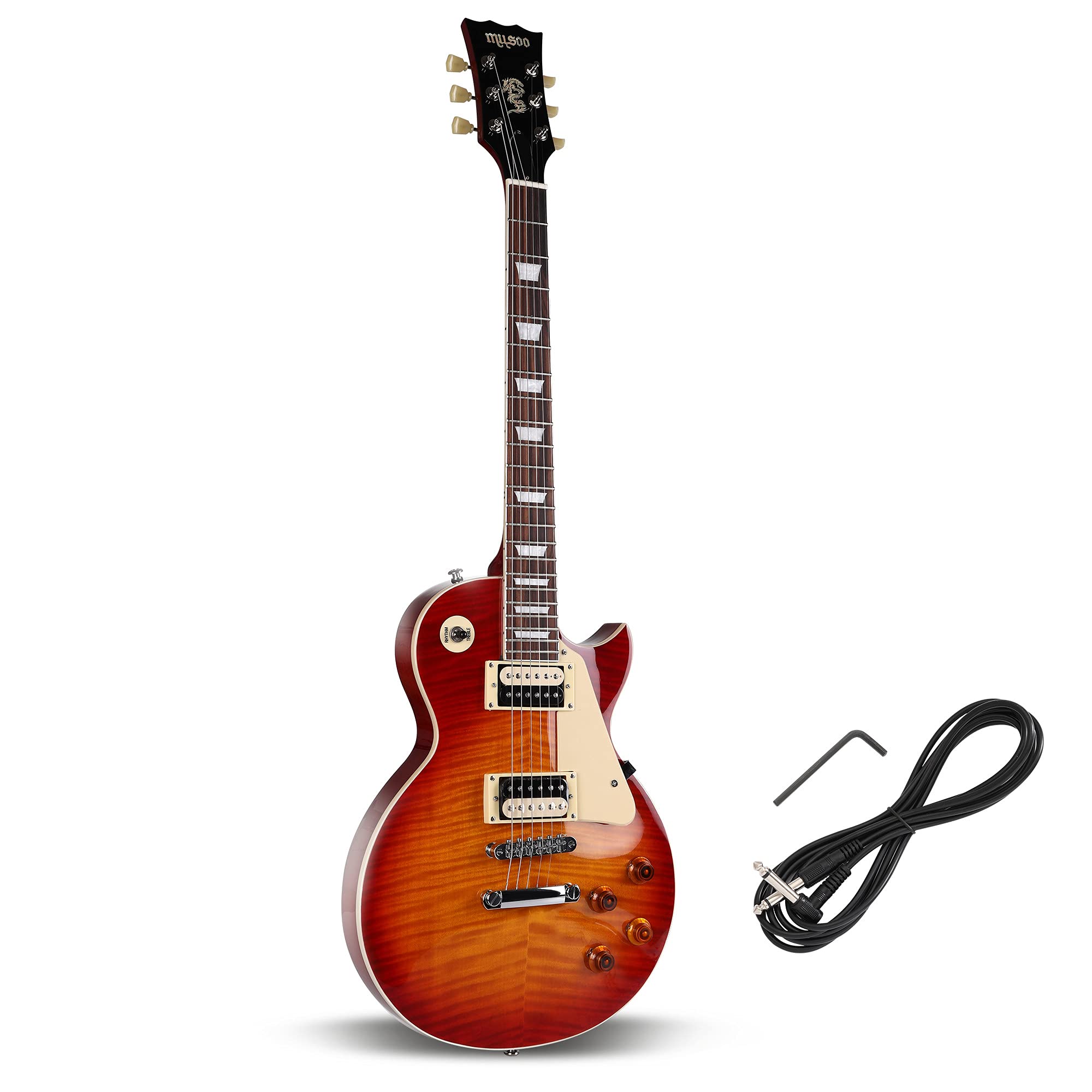 Musoo LP-Style Electric Guitar With Epi ProBucker Pickup