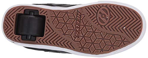 Heelys unisex child Racer 20 Wheeled Heel Shoe, Black-t, 5 Big Kid US