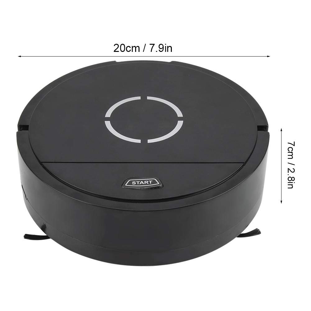 Jectse Sweeping Robot,USB Charging Automatic Sweeping Robot,Household Intelligent Vacuum Cleaner Robot, Strong Absorption of Hair, Fine Debris and Other Debris, Intelligent Avoid Obstacles