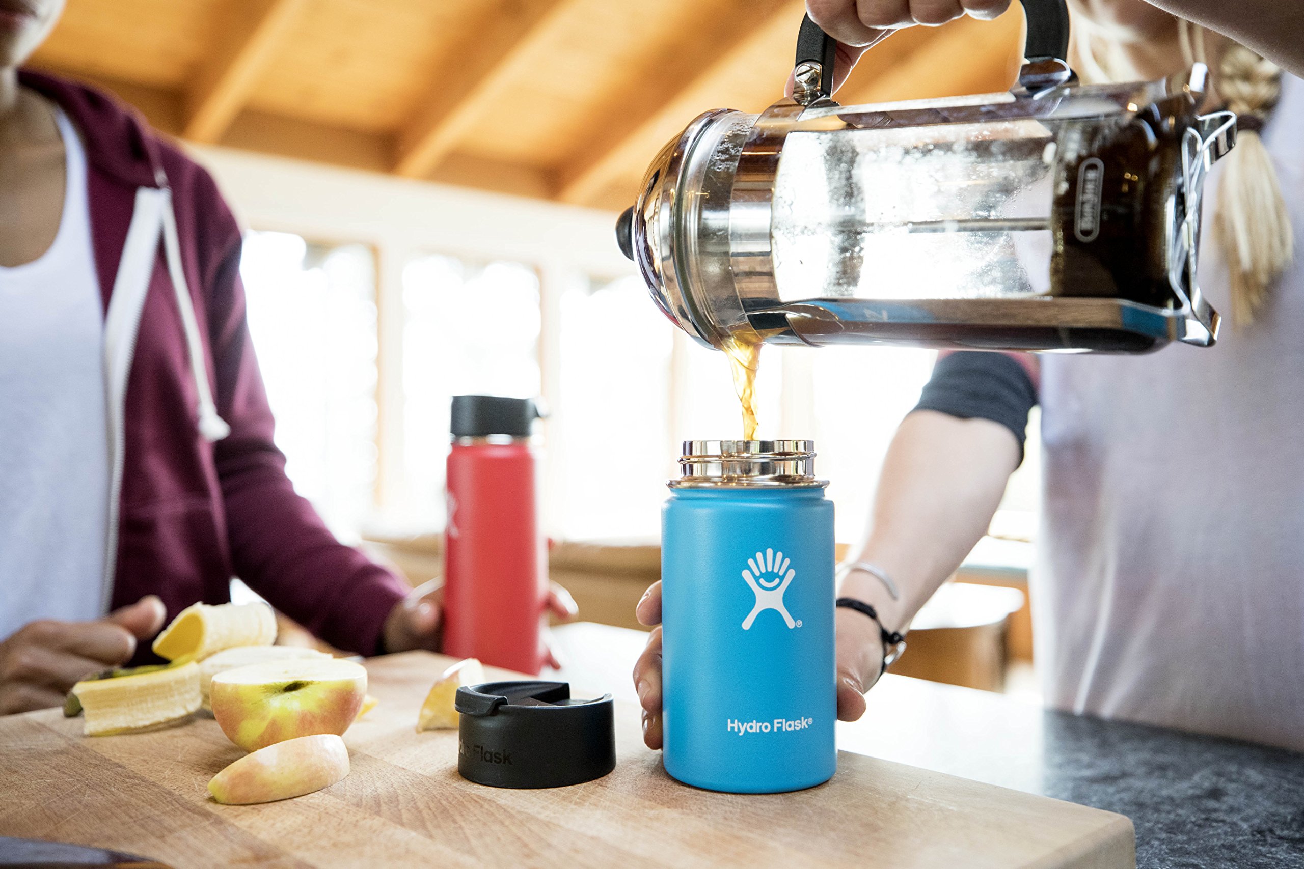 Hydro Flask Travel Coffee Flask, 20 oz, Frost