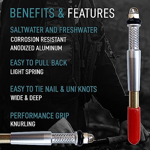 KNOT KNEEDLE - Designed to Tie Your Knots with Ease and Keep You Fishing Longer (Single)
