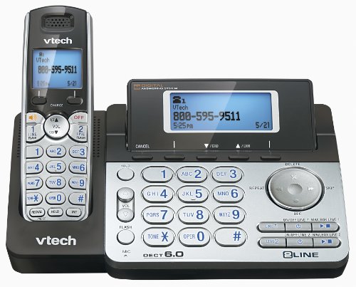 Vtech Ds6151 Two-Line Expandable Cordless Phone with Answering System