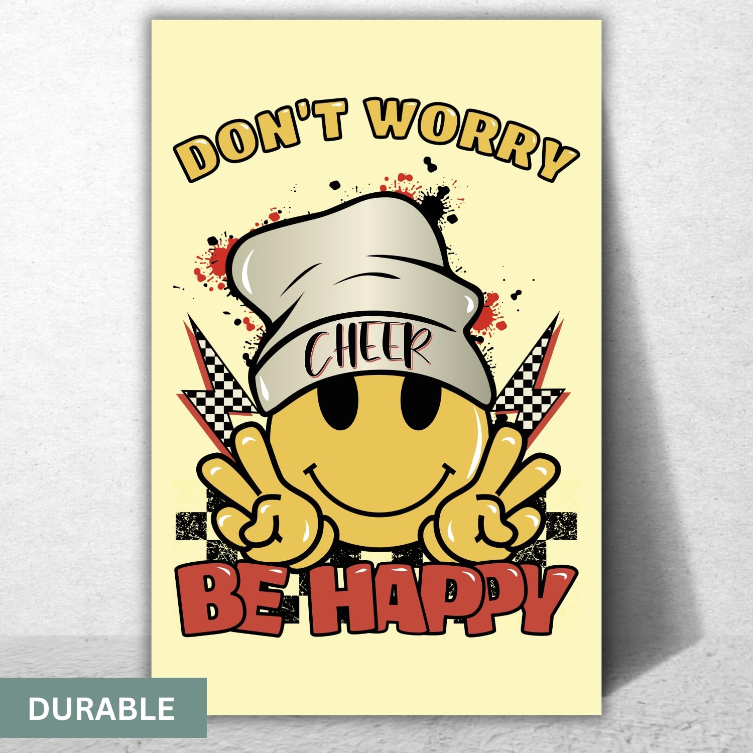 Retro Wall Art for Room Aesthetic, Cute Posters, Cute Wall Decor, Retro Wall Decor, 70 Room Decor, Retro Poster for Kitchen, Bedroom, Dorm Room, Apartment (Unframed)