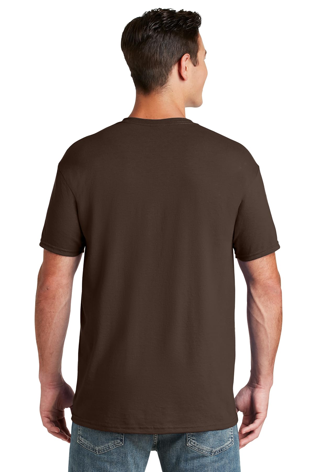 Jerzees Dri-Power Mens Active T-Shirt X-Large Chocolate
