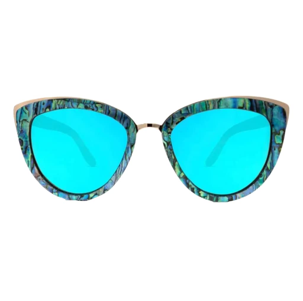 SLYK Bombshell Sunglasses (Abalone Seashell/Ice Blue)