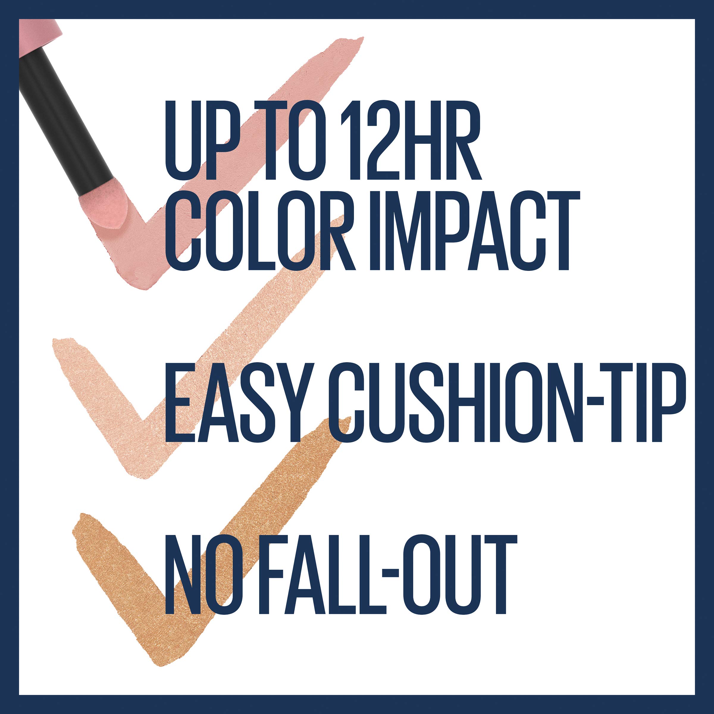 Maybelline New York Color Strike Eye Shadow Pen, Cream To Powder Finish, 10 Crave