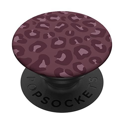 Ultra Galaxy Animal Print Pattern on S22 Burgundy PopSockets Swappable PopGrip