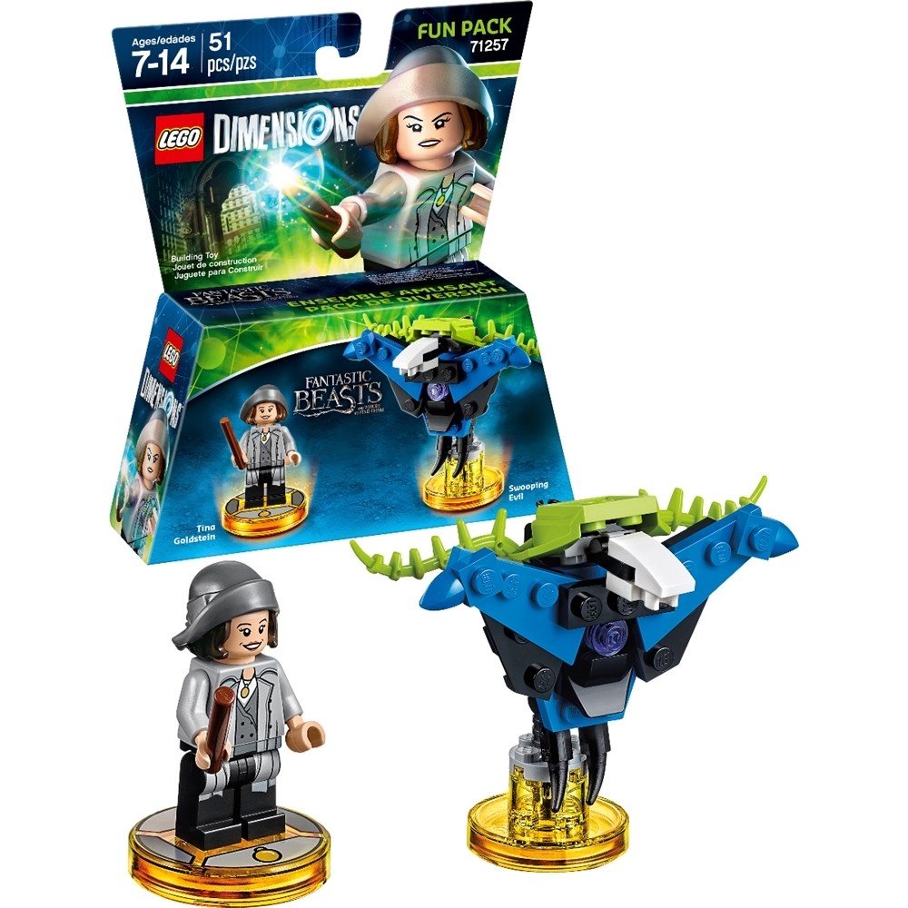 Lego Dimensions Starter Pack + PowerPuff Girls Team Pack + Portal 2 Level Pack + Fantastic Beasts Tina Goldstein Fun Pack for Xbox One
