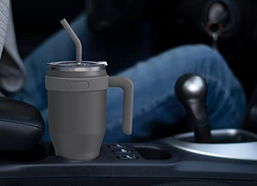 Zenbo 40 oz Tumbler with Handle–Stainless Steel Vacuum Insulated Mug Cup with Handle,Lid and Straw,Keeps Drinks Cold up to 34 Hours – Sweat-Proof Body, Dishwasher Safe
