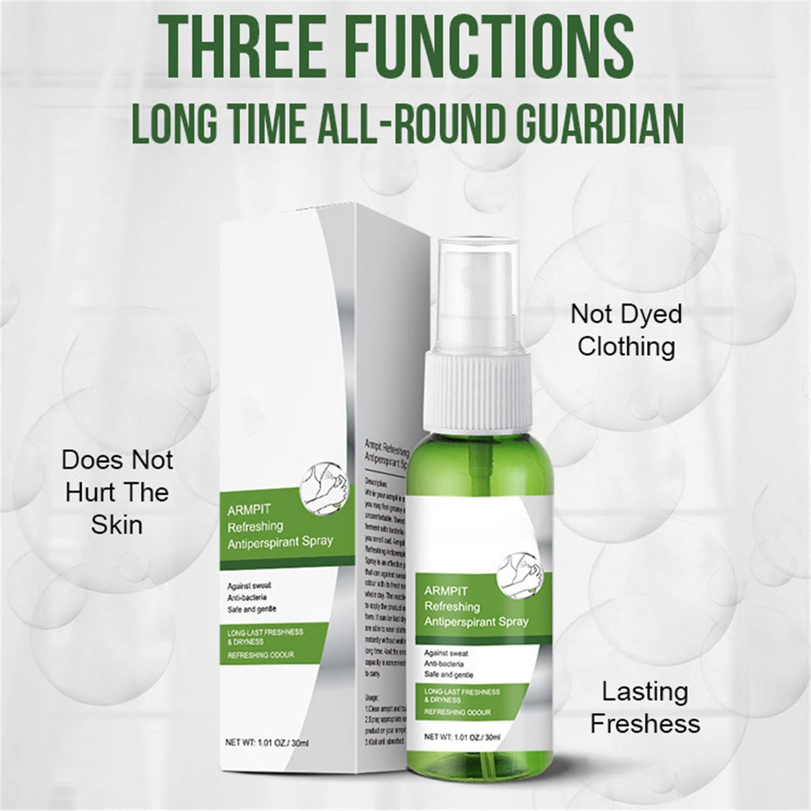 Skin Body Wash Surface Deep Spray Dermatologist Developed Clean Powered Natural Mist For Underarms And Feet For Women And Men Vegan Non Irritating 30ml B Flat