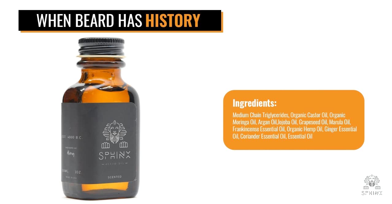 JEWUNO Smolder Beard Oil By Sphinx Beard