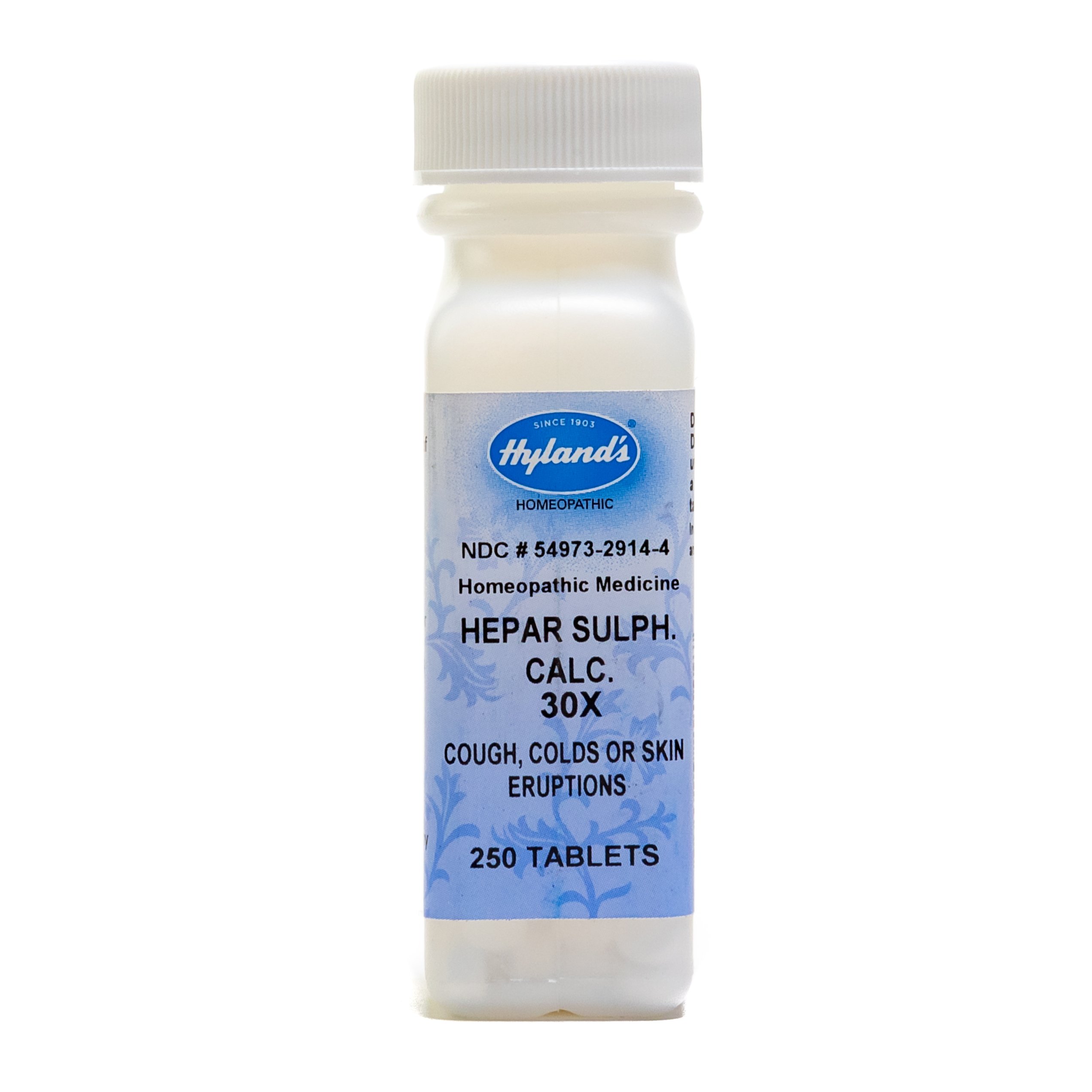 Hyland’s Cough and Cold Medicine Natural Homeopathic Relief of Cough, Colds, and Skin Eruptions, 250 Count