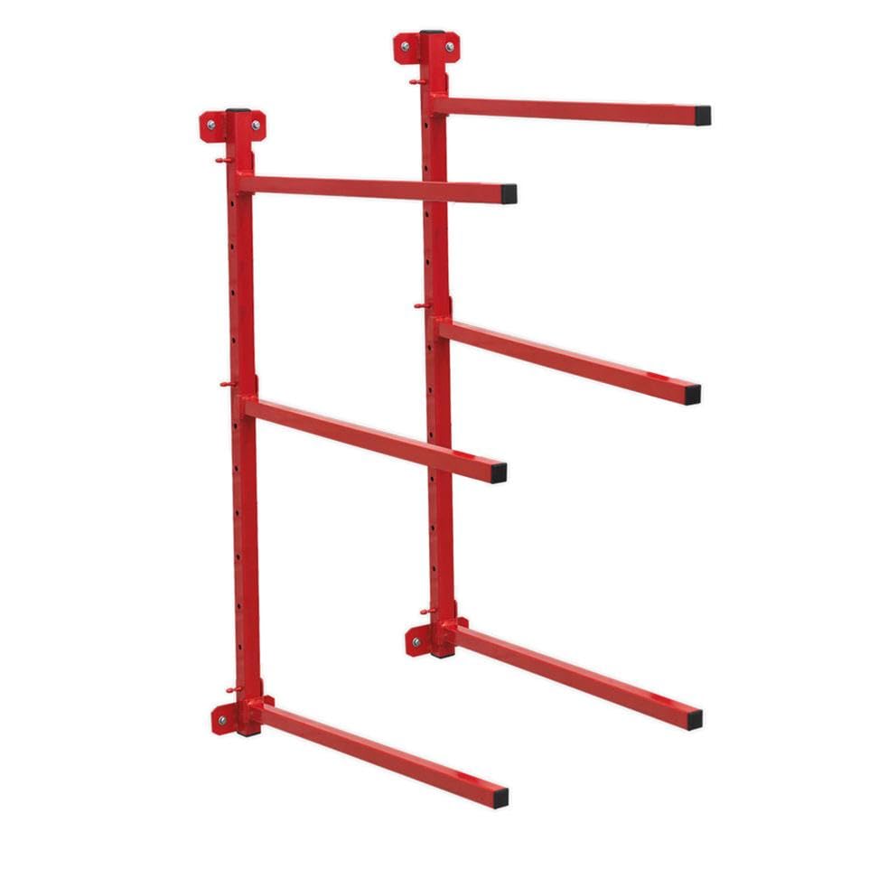 Wall-Mounted Bumper Storage Rack