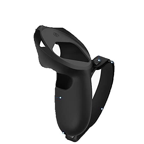 KIWI design Grip Cover For Oculus Quest 2 Accessories Touch Controller Grip Anti-Throw Handle Sleeve With Adjustable Hand Strap