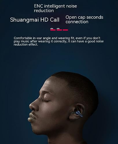 Wireless Bluetooth Sports Ear Clip-on Noise-Cancelling Headphones