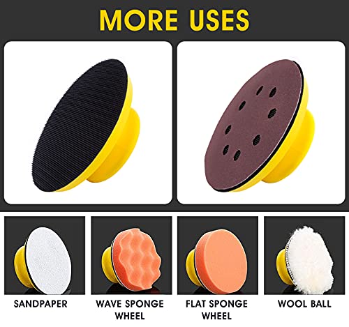 S SATC Sanding Blocks 5 Inch Hook and Loop Sanding Block 2 PCS Round and Mouse Hand Sanding Block for Wood Furniture Restoration Home Arts and Crafts
