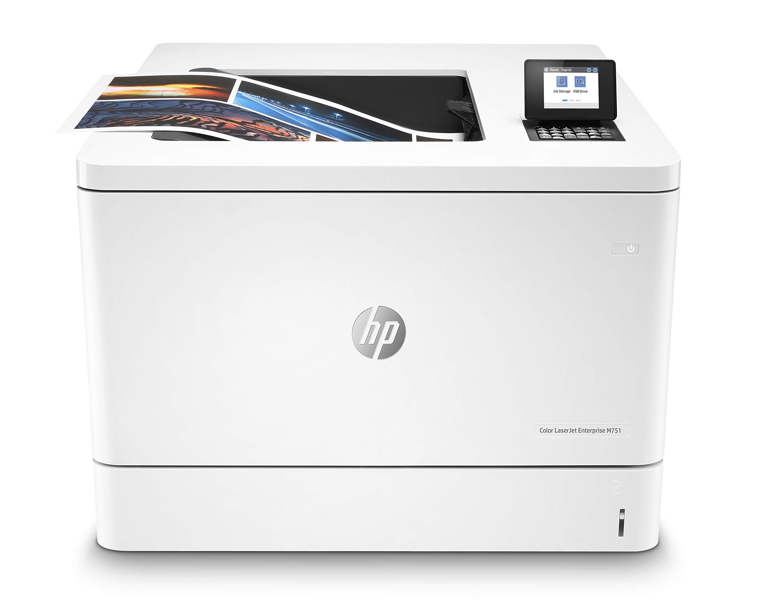 HP Color Laserjet Enterprise M751n Printer with One-Year, Next-Business Day, Onsite Warranty (T3U43A) (Renewed)