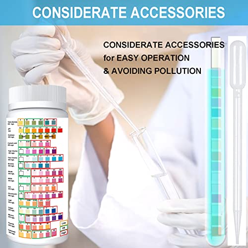 WEBEST 16 in 1 Water Testing Kits for Drinking Water- Home Water Test Kit,Water Quality Measurement Kits for Science Education, Water Test Strips with Lead, Mercury, Copper, PH, Chlorine and More