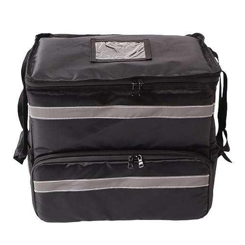 Zerodis Insulated Pizza Delivery Backpack 50L Insulated Pizza Delivery Food Delivery Backpack Backpack Take Out Food Delivery Thermal Backpack with Expandable Layer for Camping Travel