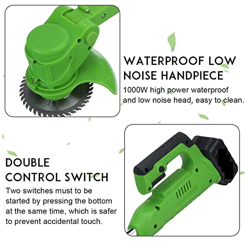 TEETSY Lawn Mower Cordless Mower Electric Mower Automatic Release Lawn Mower Garden Power Tools