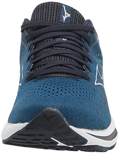 Mizuno Men's Wave Rider 25 | Neutral Support Running Shoe |Eco Friendly Materials | Imperial Blue | US 11