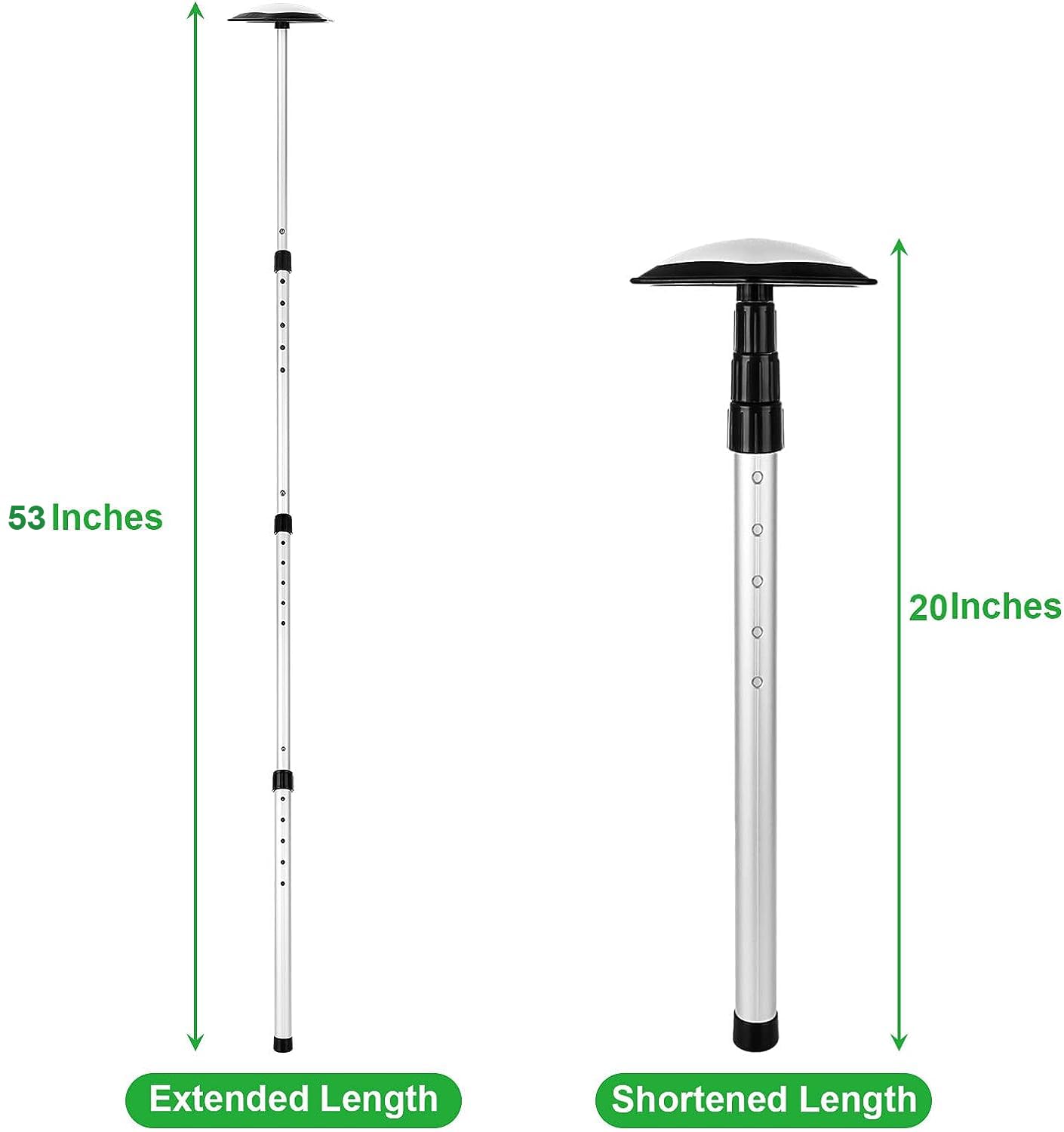MNKNENG Golf Travel Bag Support Rod Pole Oversized Stiff Arm for Golf Travel Bag Telescoping Aluminum Alloy Golf Stiff Arm Anti-Impact Golf Club Travel Protector Stick