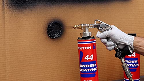 Tekton44 Undercoating for Trucks, Black Sprayable Auto Undercoating (5 Liter Cans + 1 Spray Gun + 1 Spray Wand), 5 Cans + 1 Spray Gun + 1 Wand