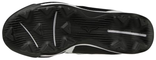 Mizuno Wave Finch Lightrevo Jr Softball Shoe, Black-White, 4