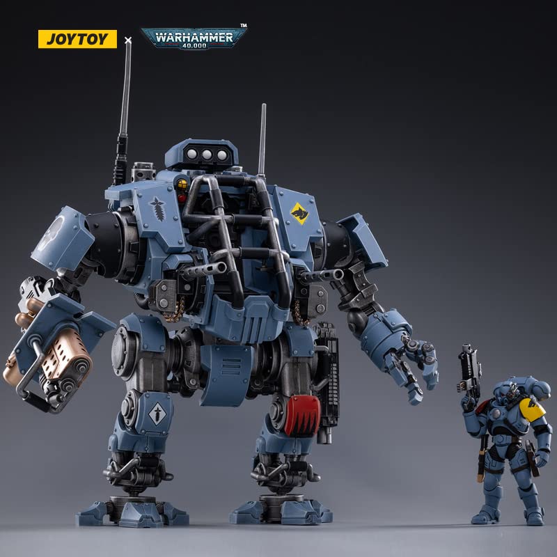 JOYTOY Warhammer 40,000 1/18 Mecha Space Wolves Invictor Warsuit Model(12-Inch)