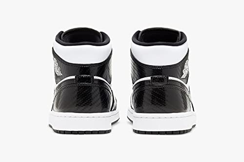 Nike Jordan 1 Mid All Star Carbon Fiber Black/White Men's DD1649-001 (Numeric_11)
