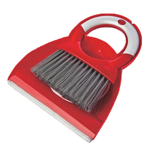 Small Dustpan and Brush Set - Desktop Computer Dust Cleaner Kit,Desk Pet Cleaning Broom for Tabletop, Key Board, Computer, Cat, Dog, Pets Nesting Yuab