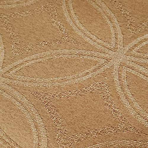 Modern Sakura Women's Authentic Traditional Japanese Flat Obi Belt,Beautiful Floral Patterns,for Yukata and Kimono (Floral Tan),One Size