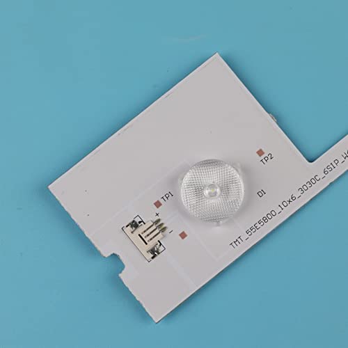HYRAM 55' LED Backlight Strip for TV TMT_55E5800_10X6_3030C_6S1P_W44 YHF-4C-LB5506-YH1 55FA3203 55FA3213 D55A561U B55A858U Fit for Thomson Light Strip