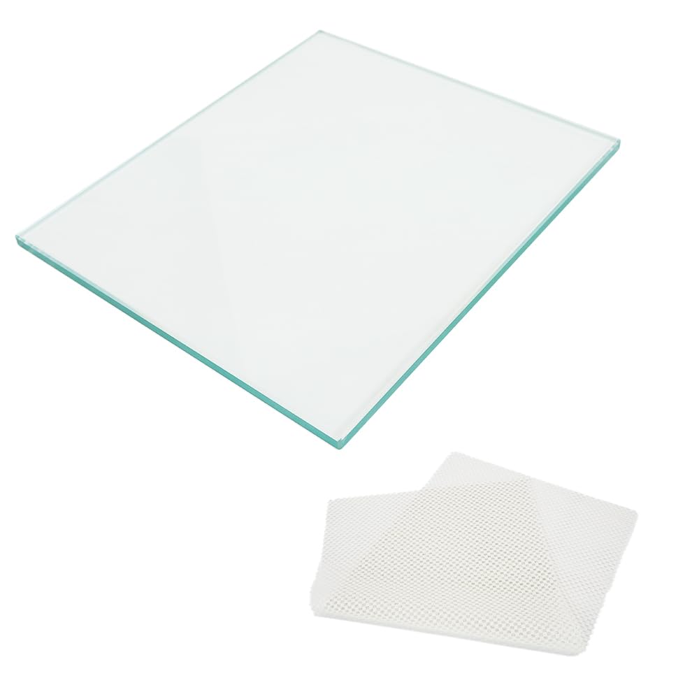 SCOTTCHEN Dead Flat Float Plate Glass for Scary Sharp Sharpening System 10-1/4in W x 11-13/16in L x 3/8in T -1pcs