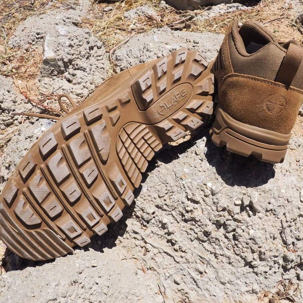 LA Police Gear LAPG Terrain Coyote Low Hiking Boots for Men, Men's Lightweight Hiking Boots - 10.5-Standard
